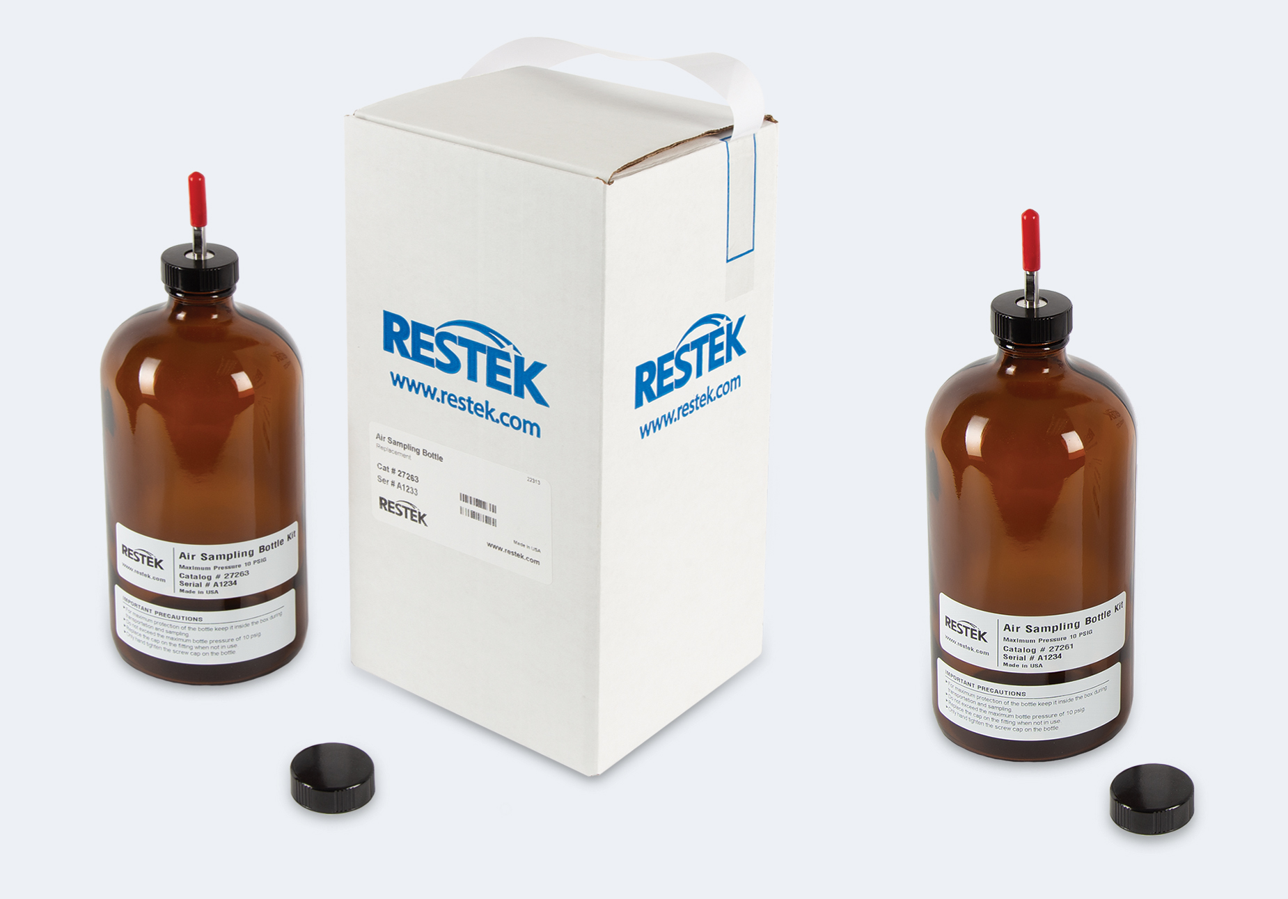 Restek's Air Sampling Bottles Offer a More Cost-Effective Solution for Soil Gas Analysis
